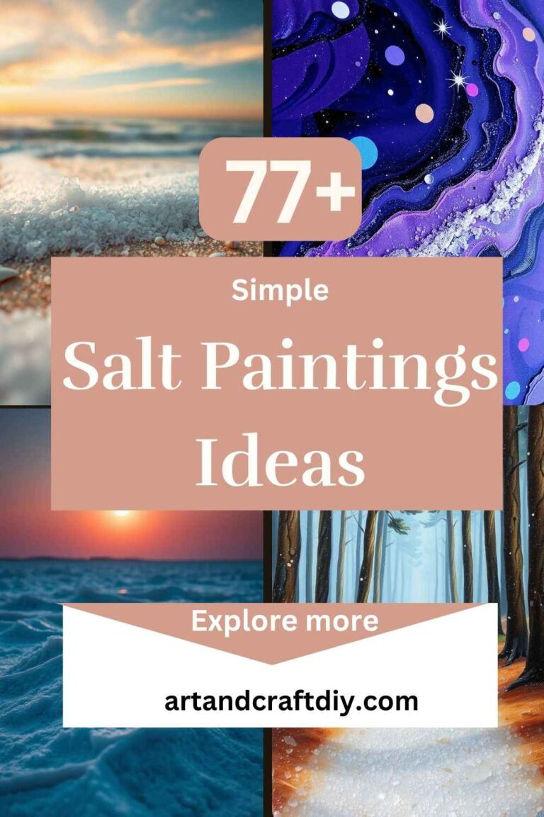 77+ Simple Salt Paintings Ideas - DIY Art and Crafts Ideas For Kids ...
