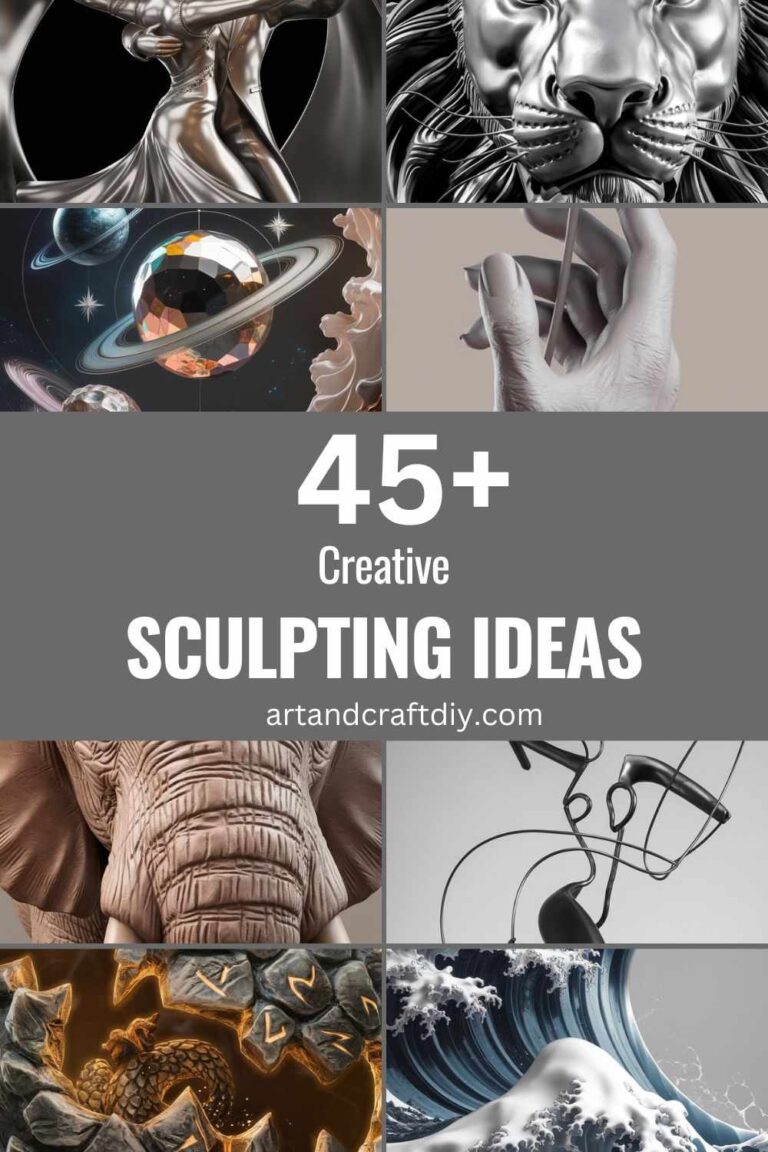 45+ Creative Sculpting Ideas - DIY Art and Crafts Ideas