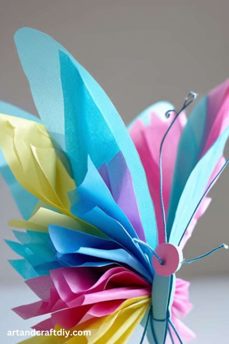 56+ Graceful Flapping Butterfly Craft - DIY Art and Crafts Ideas
