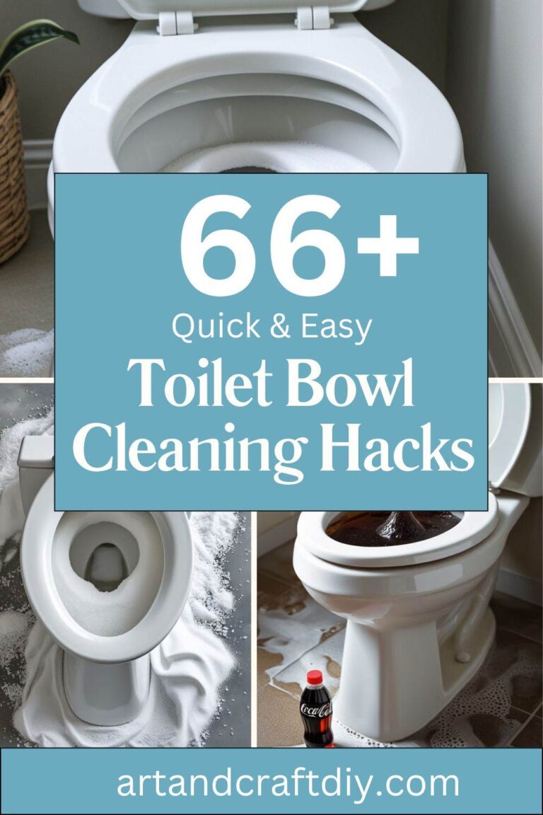 66+ Quick & Easy Toilet bowl cleaning hacks - DIY Art and Crafts Ideas