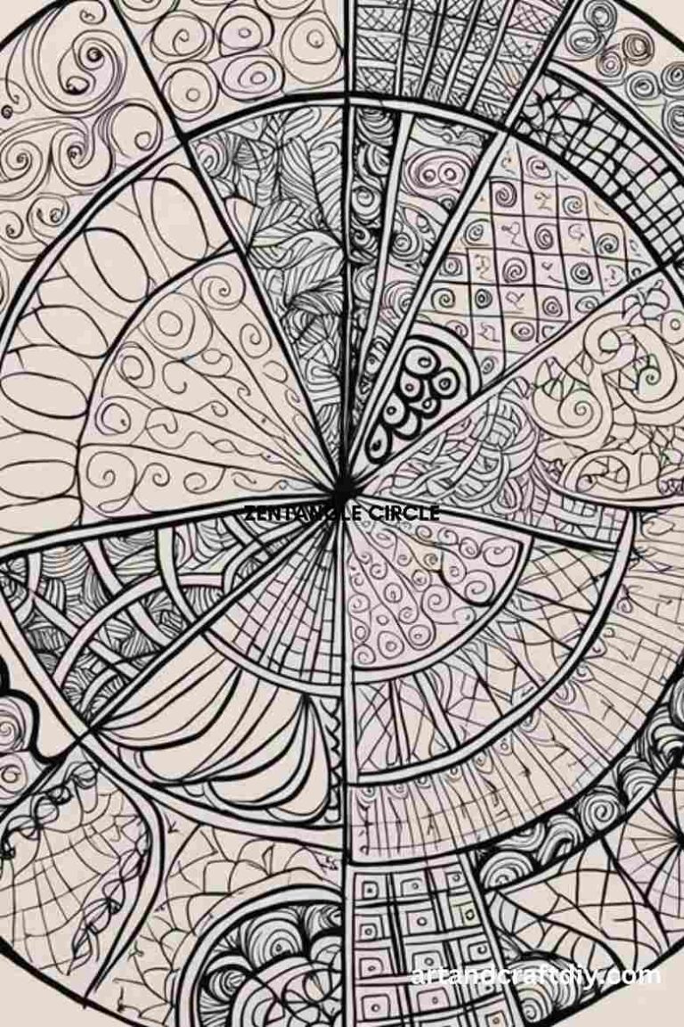 55+ Simple & Fun Circle Drawing Ideas - DIY Art and Crafts Ideas