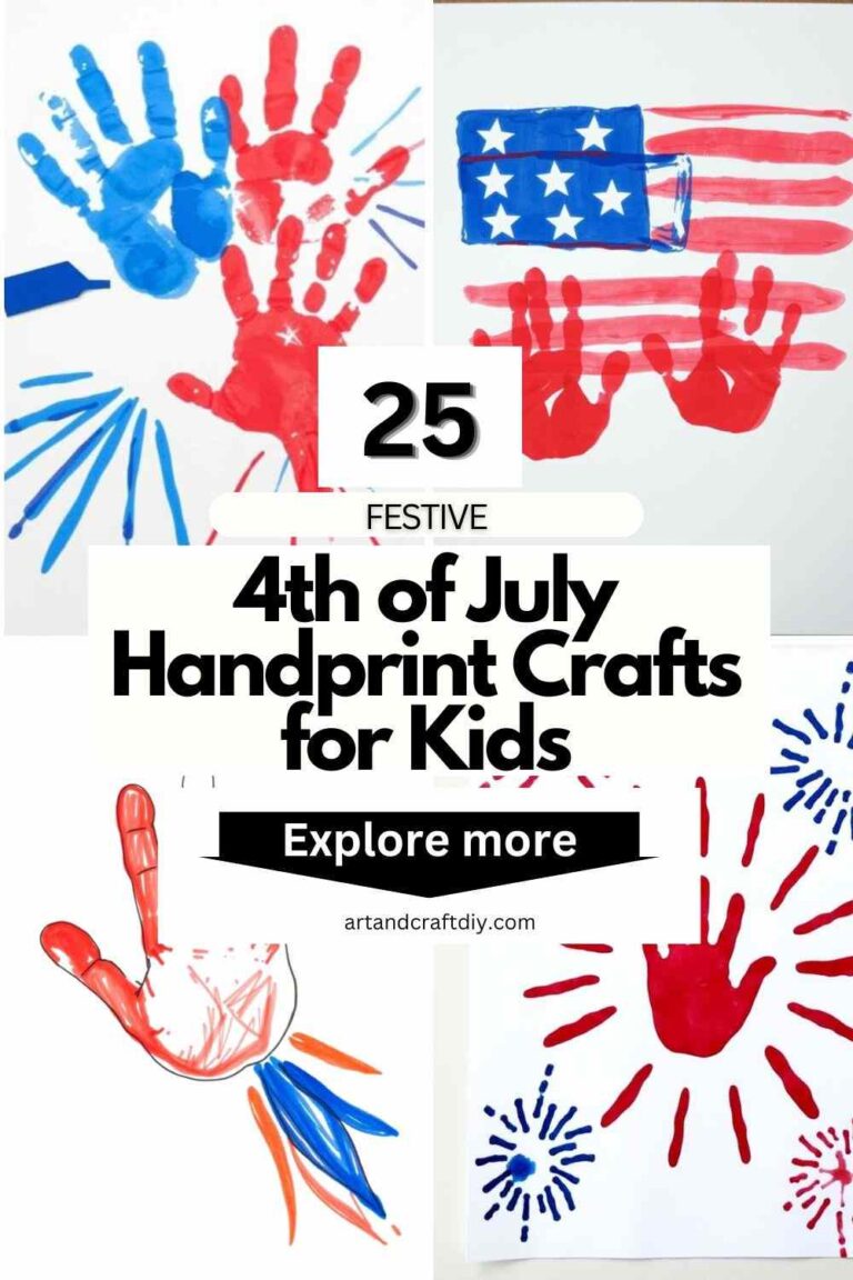 Festive 4th of July Handprint Crafts for Kids - DIY Art and Crafts ...