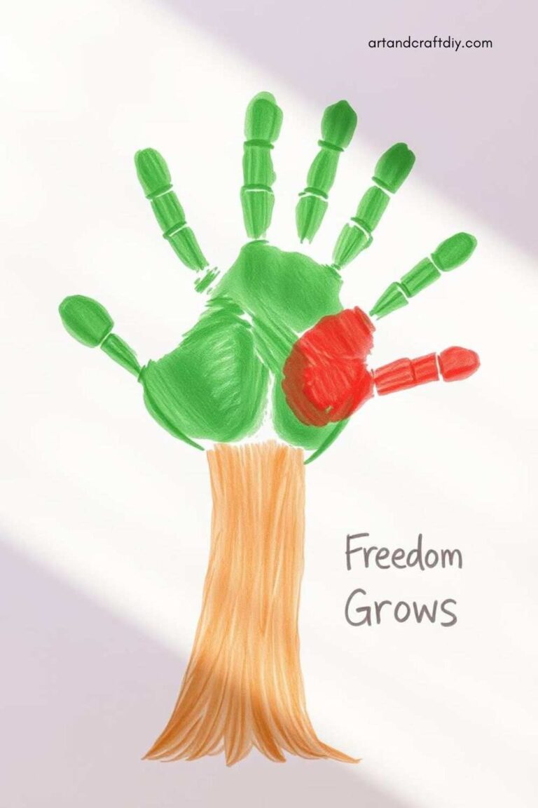 Meaningful Juneteenth Handprint Crafts for Kids - DIY Art and Crafts Ideas