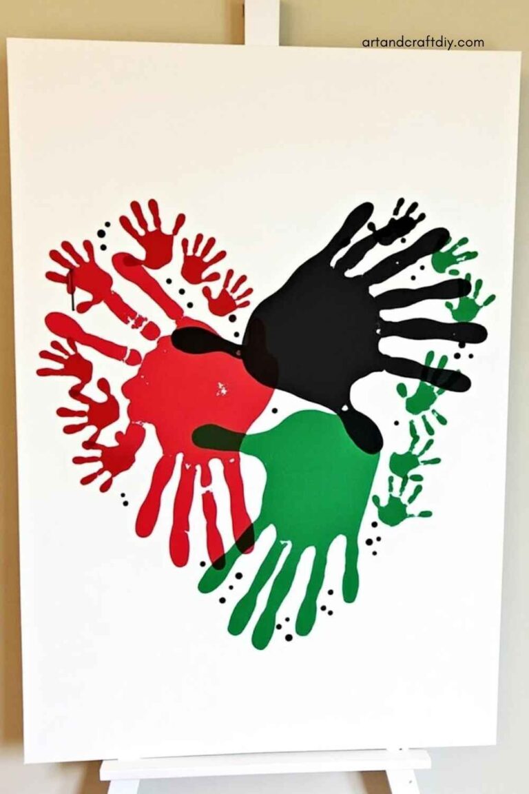 Meaningful Juneteenth Handprint Crafts for Kids - DIY Art and Crafts Ideas
