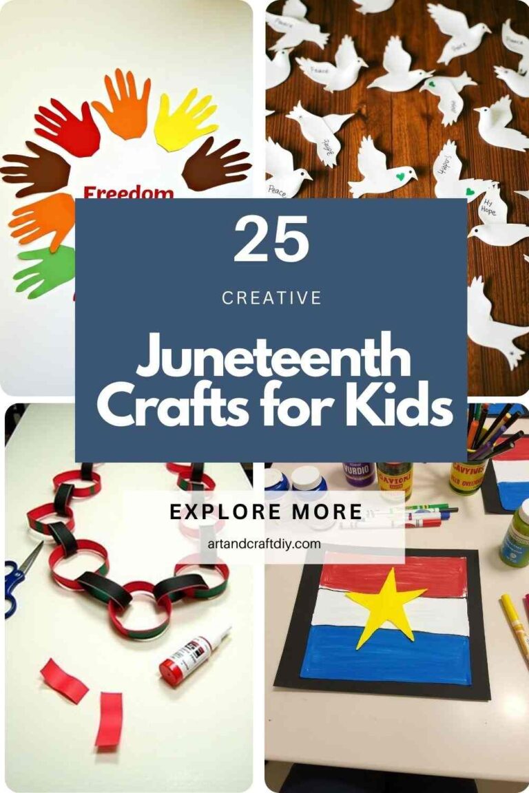Creative Juneteenth Crafts for Kids - DIY Art and Crafts Ideas
