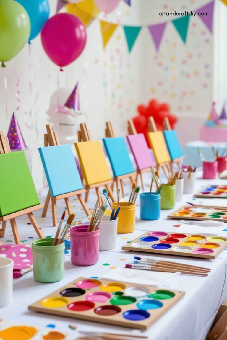 Make & Take Birthday Party Craft Ideas - DIY Art and Crafts Ideas