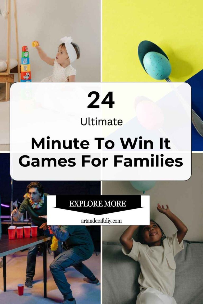 Ultimate Minute To Win It Games For Families - DIY Art and Crafts Ideas
