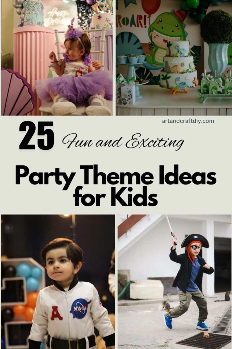 Fun and Exciting Party Theme Ideas for Kids - DIY Art and Crafts Ideas