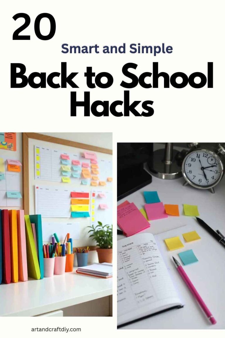 Smart and Simple Back to School Hacks Ideas - DIY Art and Crafts Ideas