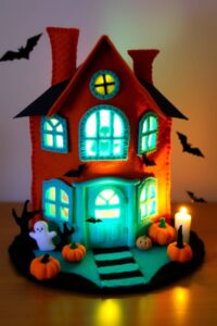 Spooky Haunted House Craft for Kids - DIY Art and Crafts Ideas