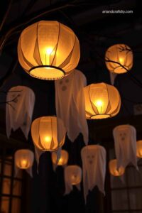 Creative and Spooky DIY Ghost Lanterns - DIY Art and Crafts Ideas