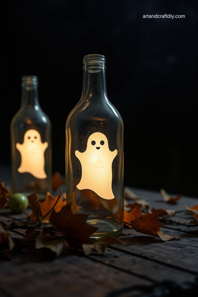 Creative and Spooky DIY Ghost Lanterns - DIY Art and Crafts Ideas