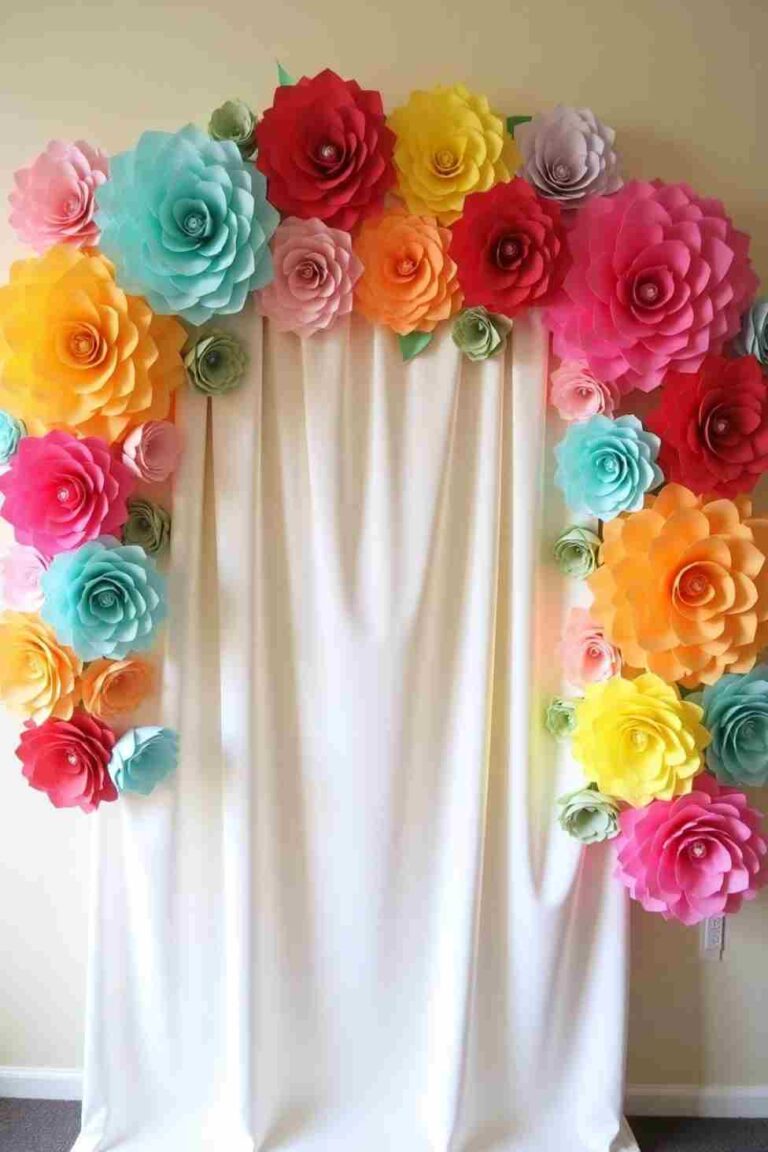 Creative Party Backdrop Ideas Without Balloons - DIY Art and Crafts Ideas