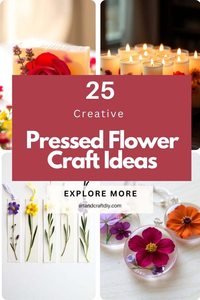 Creative Pressed Flower Craft Ideas - DIY Art and Crafts Ideas