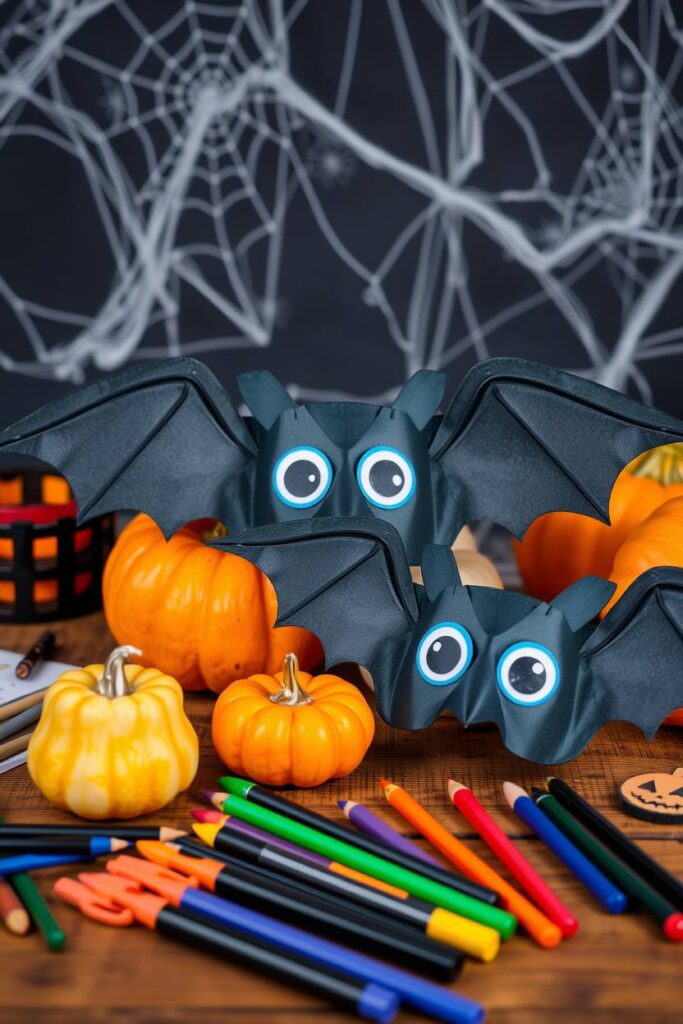 Spooky & Fun Halloween Bat Crafts for Kids - DIY Art and Crafts Ideas