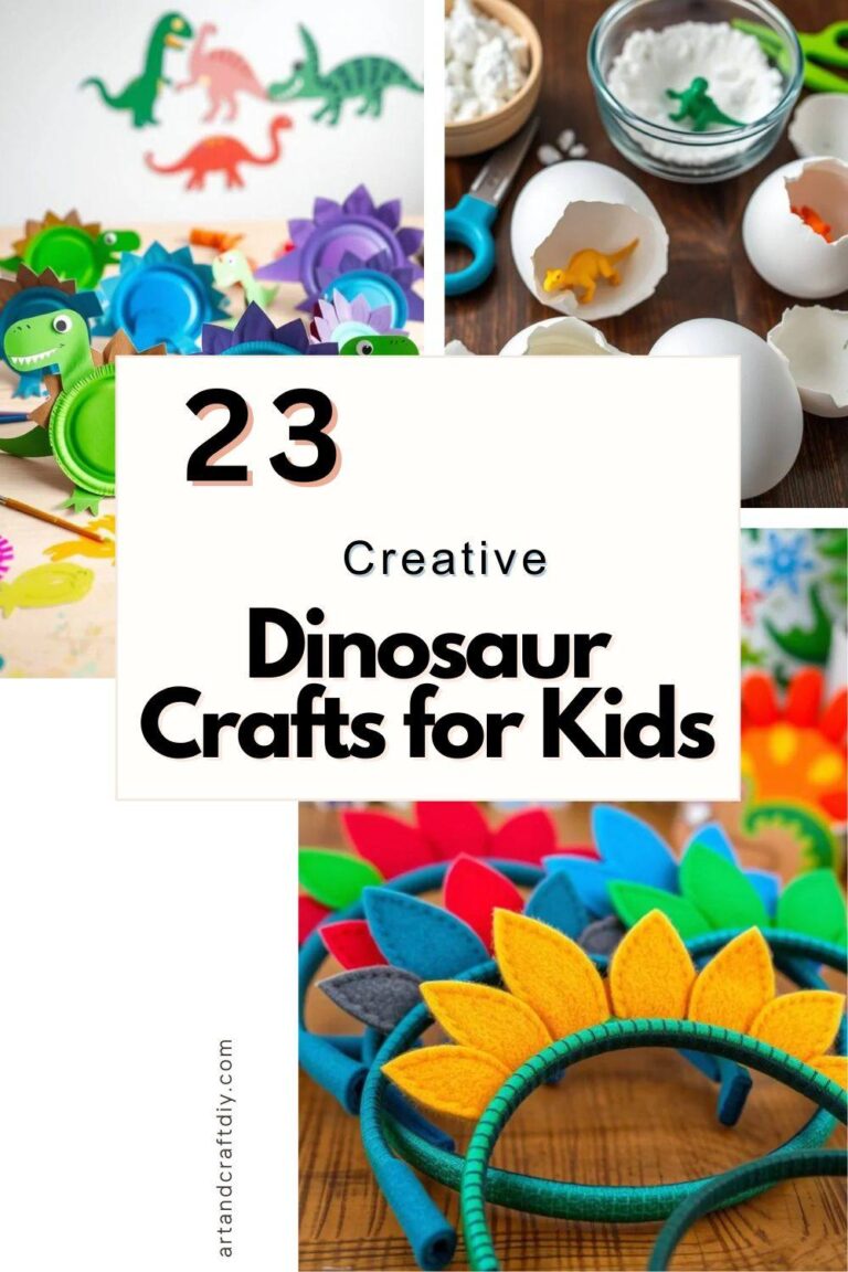 Creative Dinosaur Crafts for Kids - DIY Art and Crafts Ideas