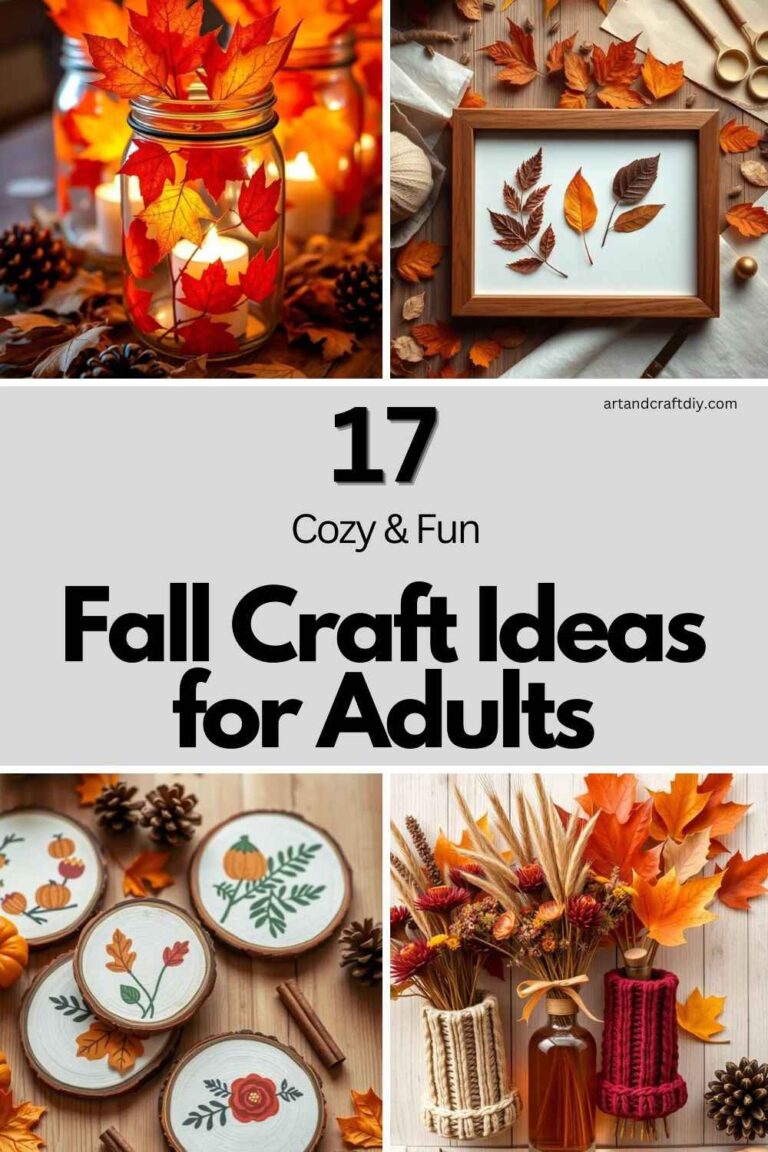 Cozy & Fun Fall Craft Ideas for Adults - DIY Art and Crafts Ideas