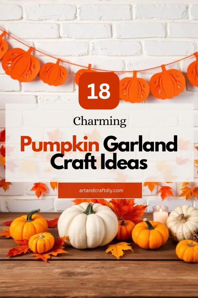 Charming Pumpkin Garland Craft Ideas - DIY Art and Crafts Ideas