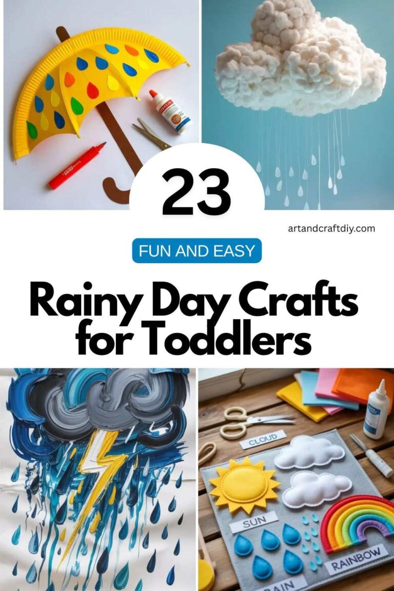 Fun and Easy Rainy Day Crafts for Toddlers - DIY Art and Crafts Ideas