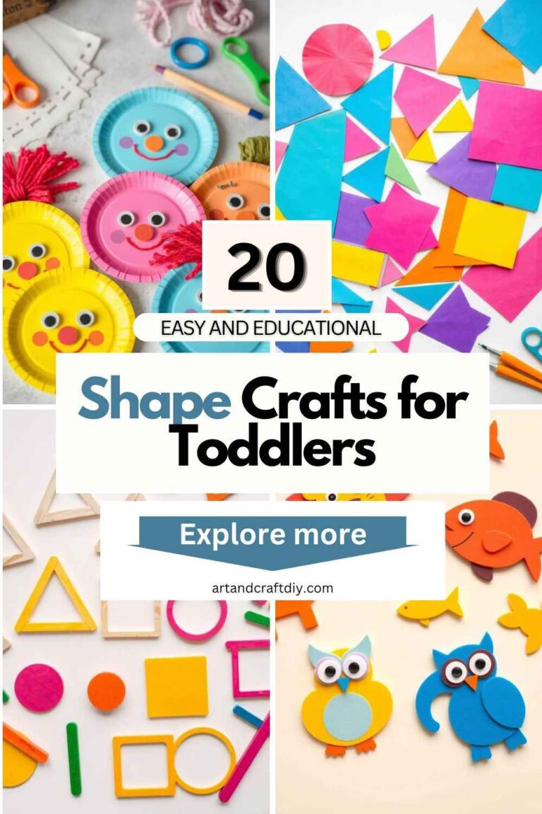 Easy and Educational Shape Crafts for Toddlers - DIY Art and Crafts Ideas