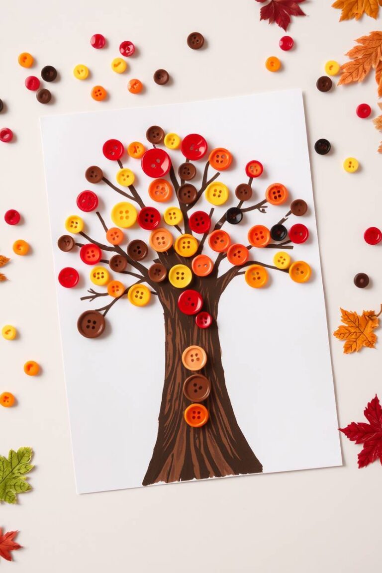 Creative Fall Tree Crafts for Kids - DIY Art and Crafts Ideas