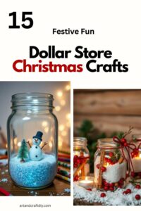 Festive Fun Dollar Store Christmas Crafts - DIY Art and Crafts Ideas