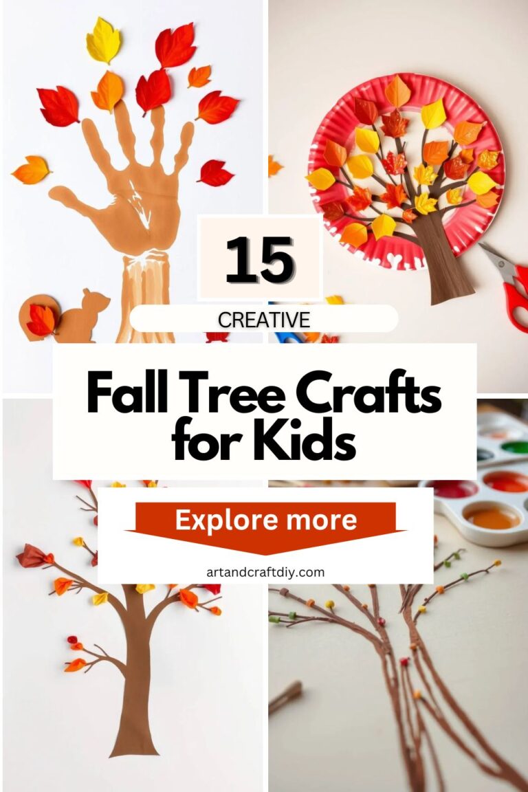 Creative Fall Tree Crafts for Kids - DIY Art and Crafts Ideas