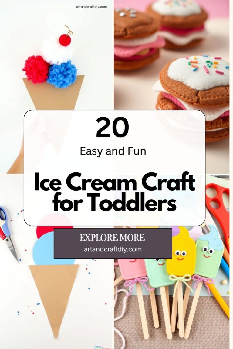 Ice Cream Craft for Toddlers - DIY Art and Crafts Ideas
