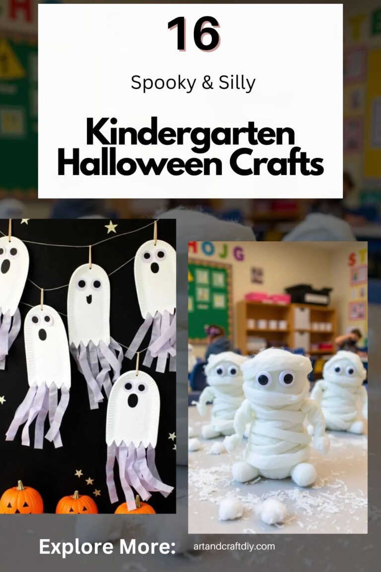 Spooky & Silly Kindergarten Halloween Crafts - DIY Art and Crafts Ideas