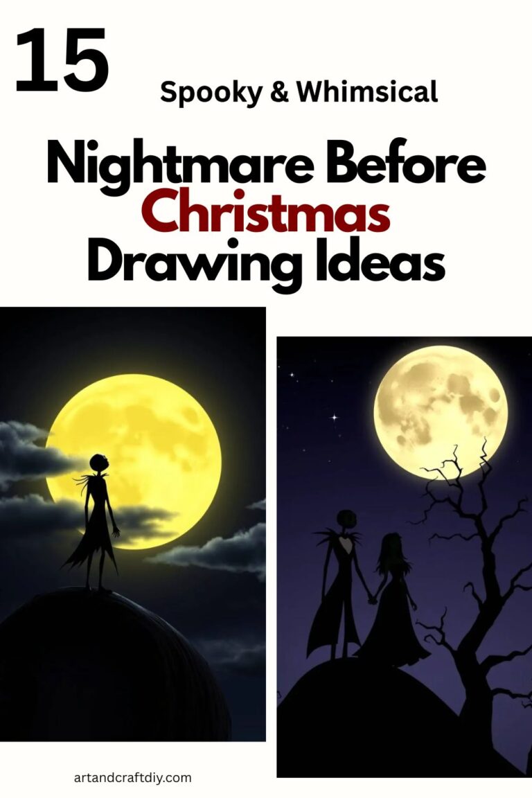 Nightmare Before Christmas Drawing Ideas - DIY Art and Crafts Ideas