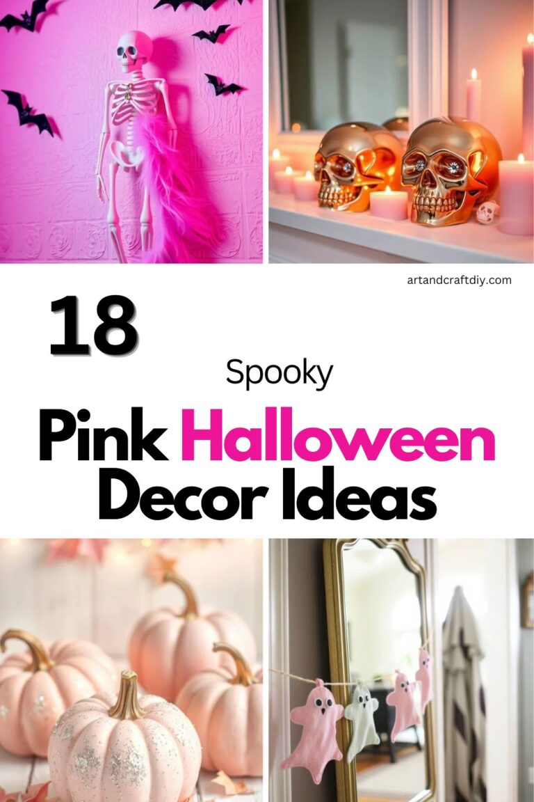 Spooky Pink Halloween Decor Ideas - DIY Art and Crafts Ideas