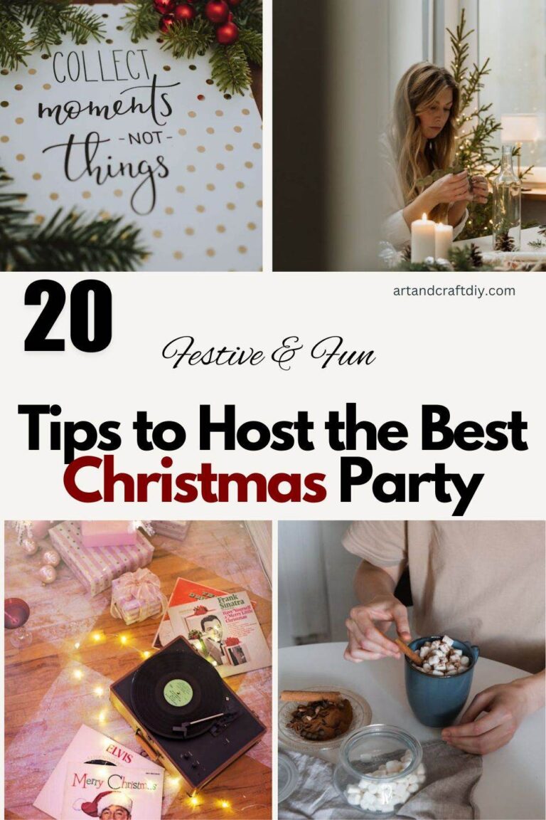 Festive & Fun Tips to Host the Best Christmas Party - DIY Art and ...
