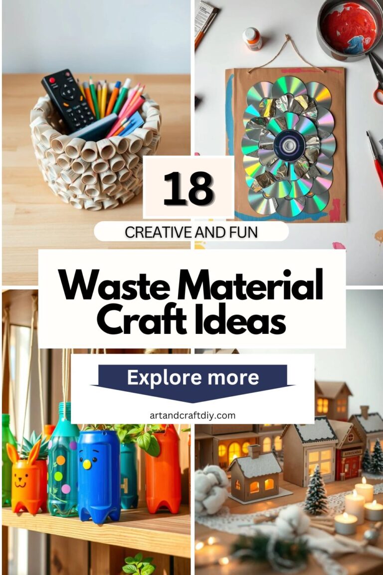 Creative and Fun Waste Material Craft Ideas - DIY Art and Crafts Ideas ...