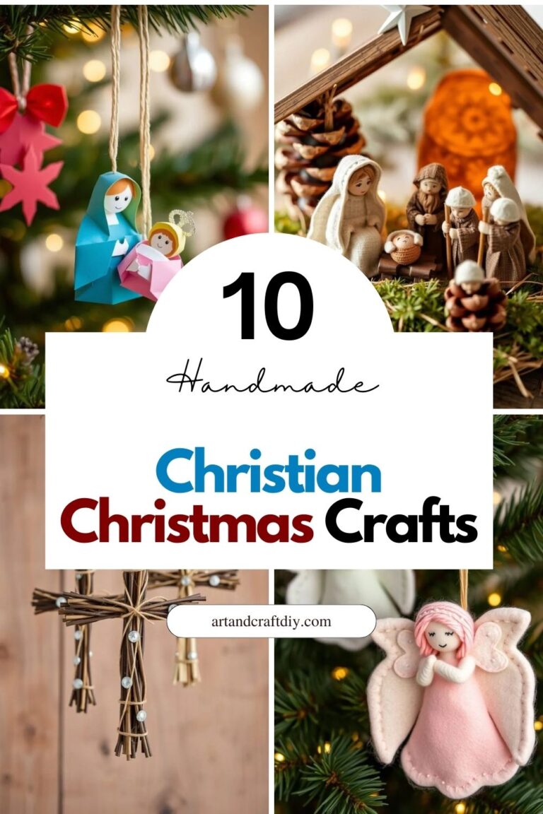 Handmade Christian Christmas Crafts - DIY Art and Crafts Ideas