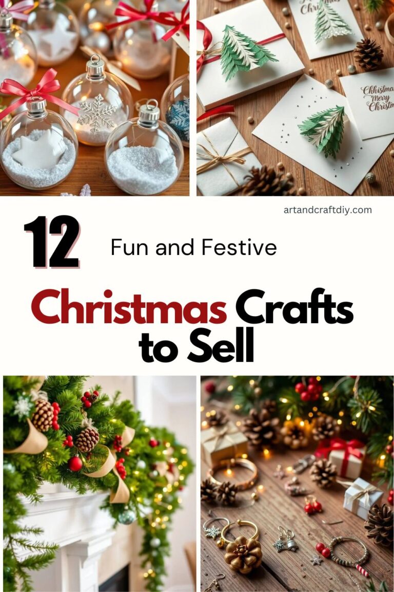 Fun and Festive Christmas Crafts to Sell - DIY Art and Crafts Ideas