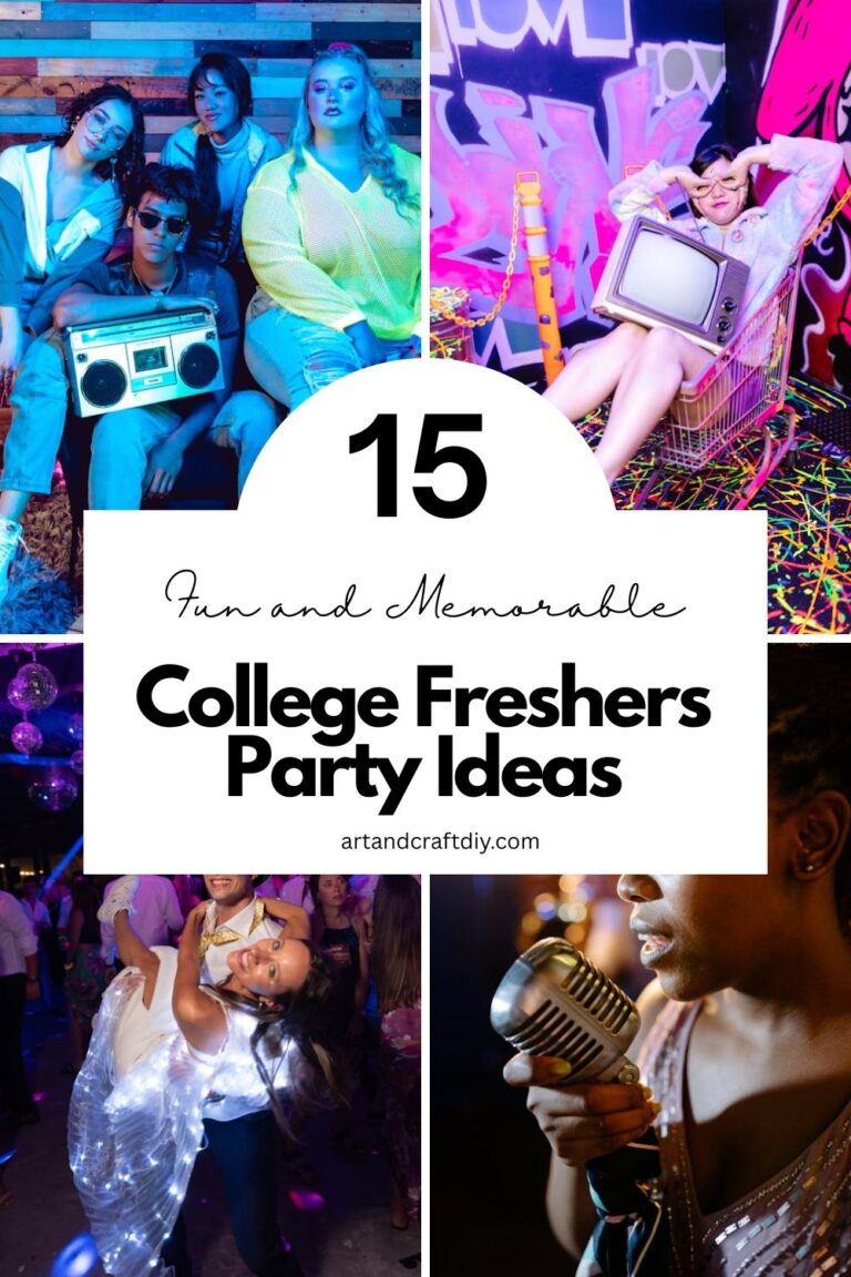 Fun and Memorable College Freshers Party Ideas - DIY Art and Crafts Ideas