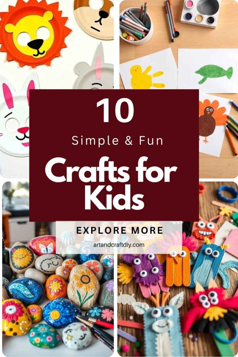 Simple & Fun Crafts for Kids - DIY Art and Crafts Ideas