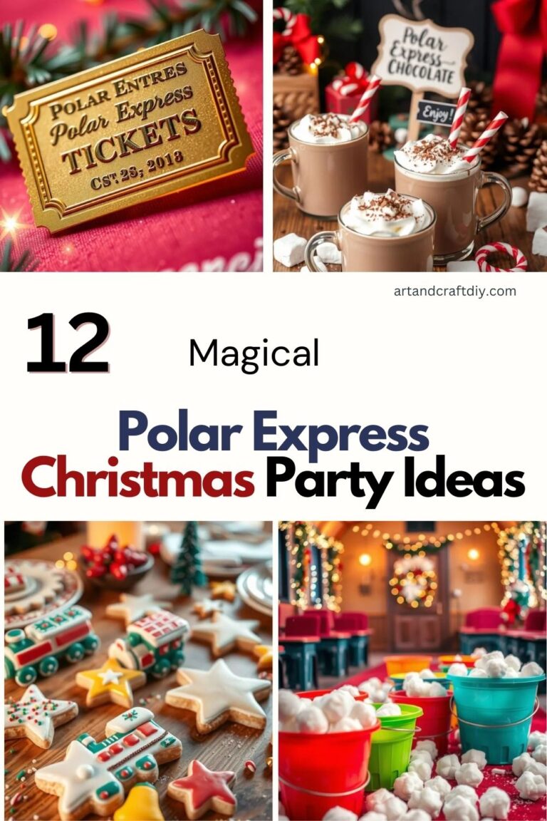 Magical Polar Express Christmas Party Ideas - DIY Art and Crafts Ideas