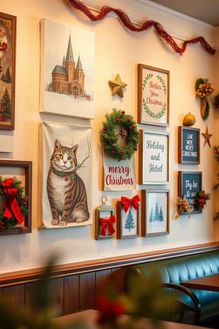 Festive Christmas Cafe Decor Ideas - DIY Art and Crafts Ideas