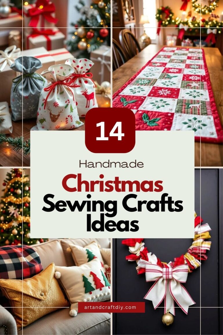 Handmade Christmas Sewing Crafts Ideas - DIY Art and Crafts Ideas