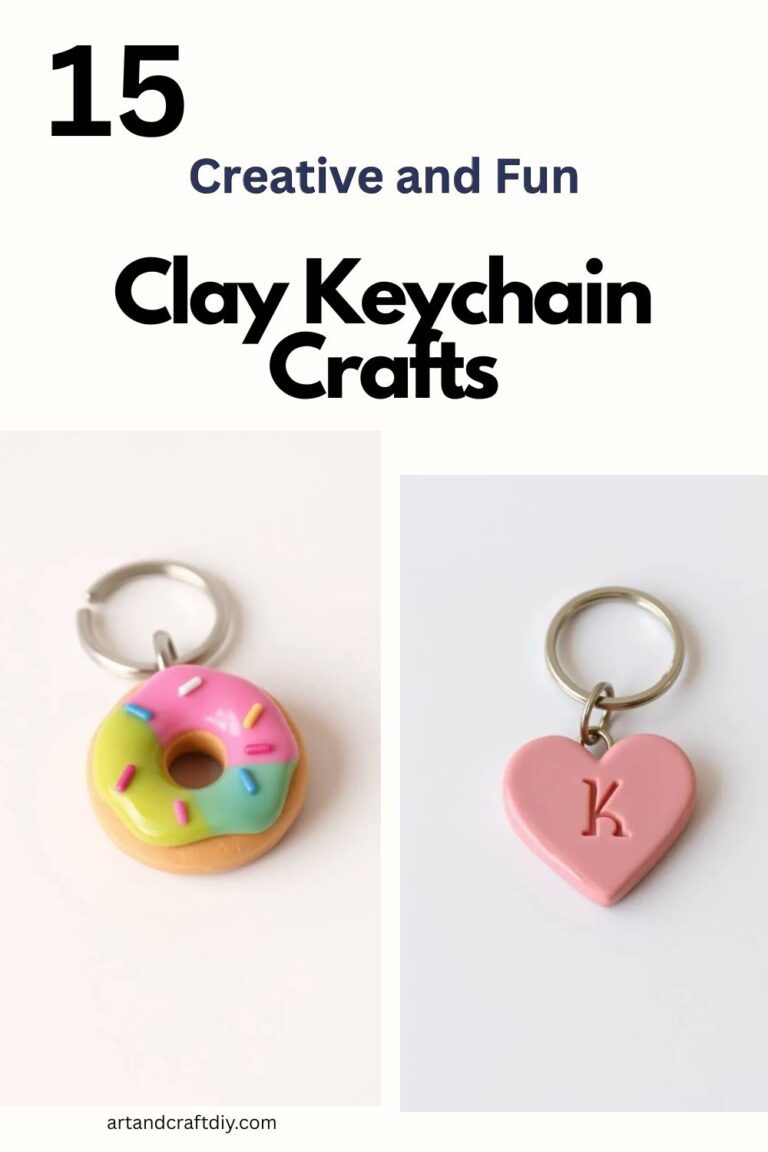 Creative and Fun Clay Keychain Crafts - DIY Art and Crafts Ideas