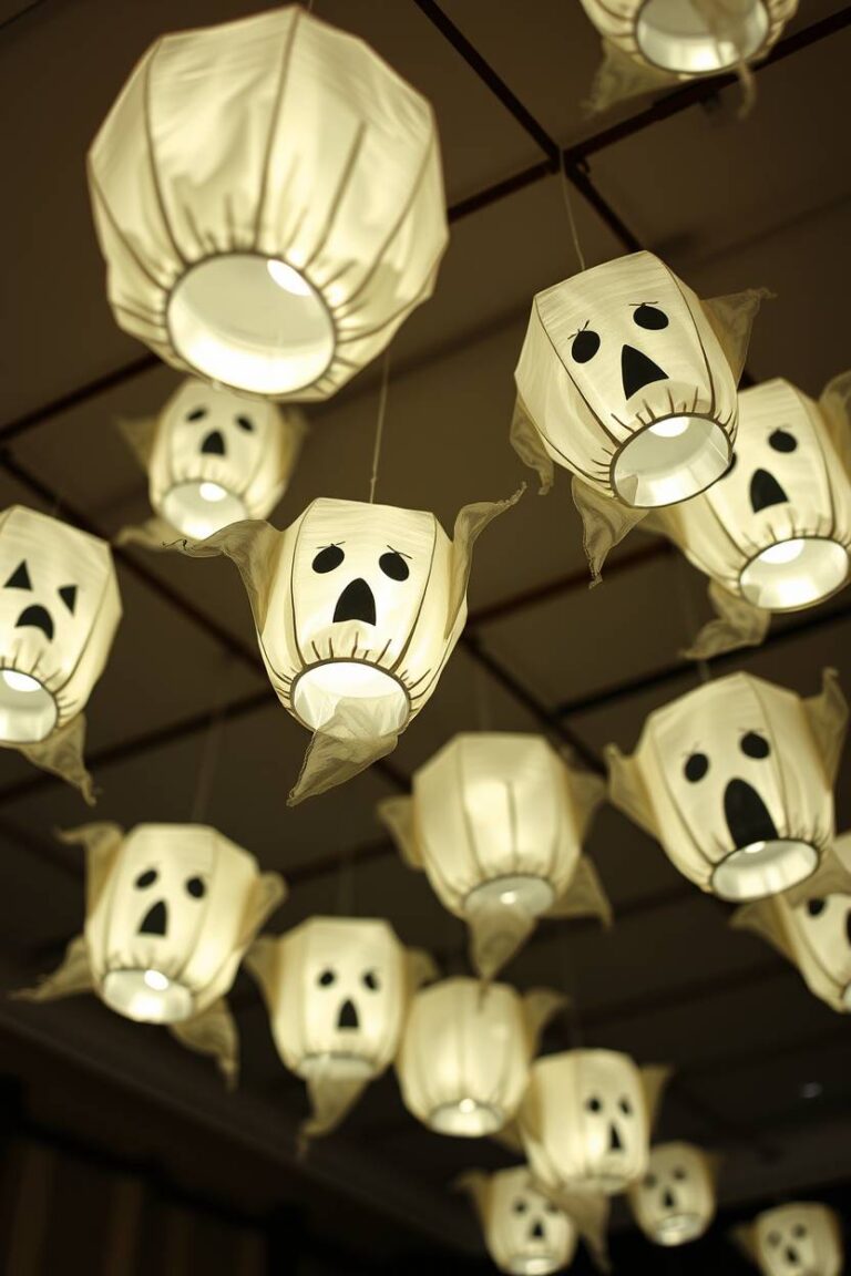 Hauntingly Creative Halloween Ceiling Decor Ideas - DIY Art and Crafts ...