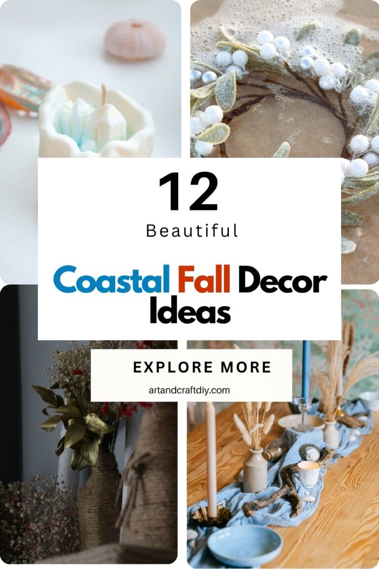 Beautiful Cozy Coastal Fall Decor Ideas - DIY Art and Crafts Ideas