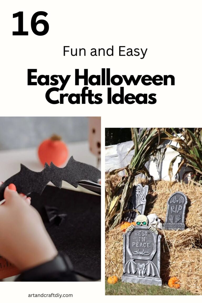 Fun and Easy Easy Halloween Crafts - DIY Art and Crafts Ideas