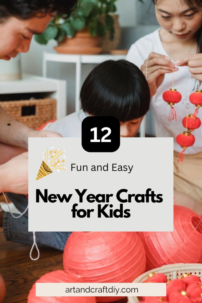 Fun and Easy New Year Crafts for Kids - DIY Art and Crafts Ideas