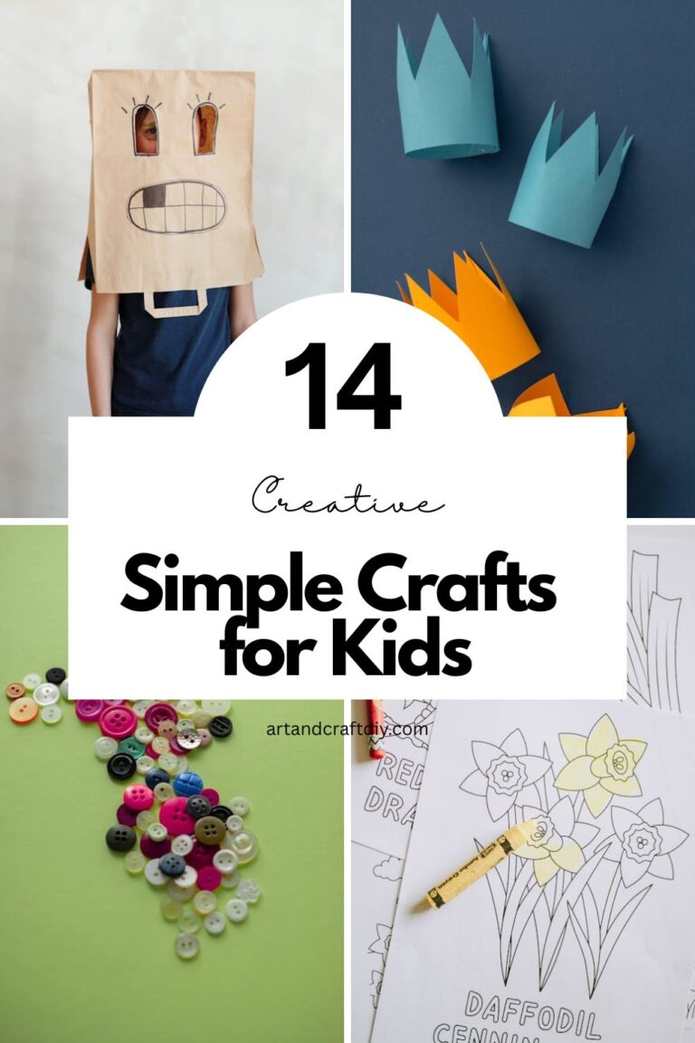 Creative Simple Crafts for Kids - DIY Art and Crafts Ideas