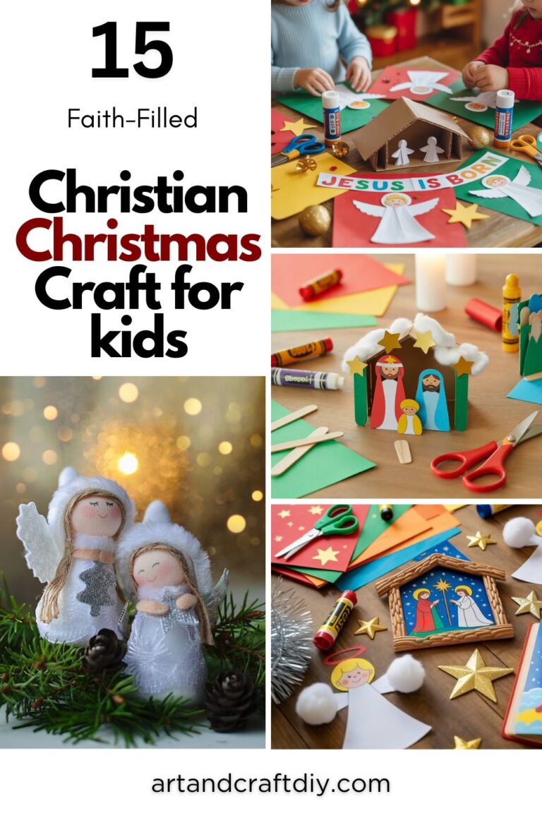 Faith-Filled Christian Christmas Craft for kids - DIY Art and Crafts Ideas