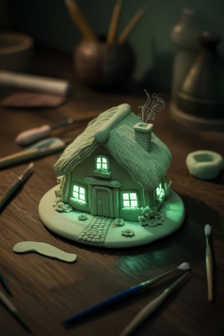 Creative & Charming Clay House Craft Ideas - DIY Art and Crafts Ideas
