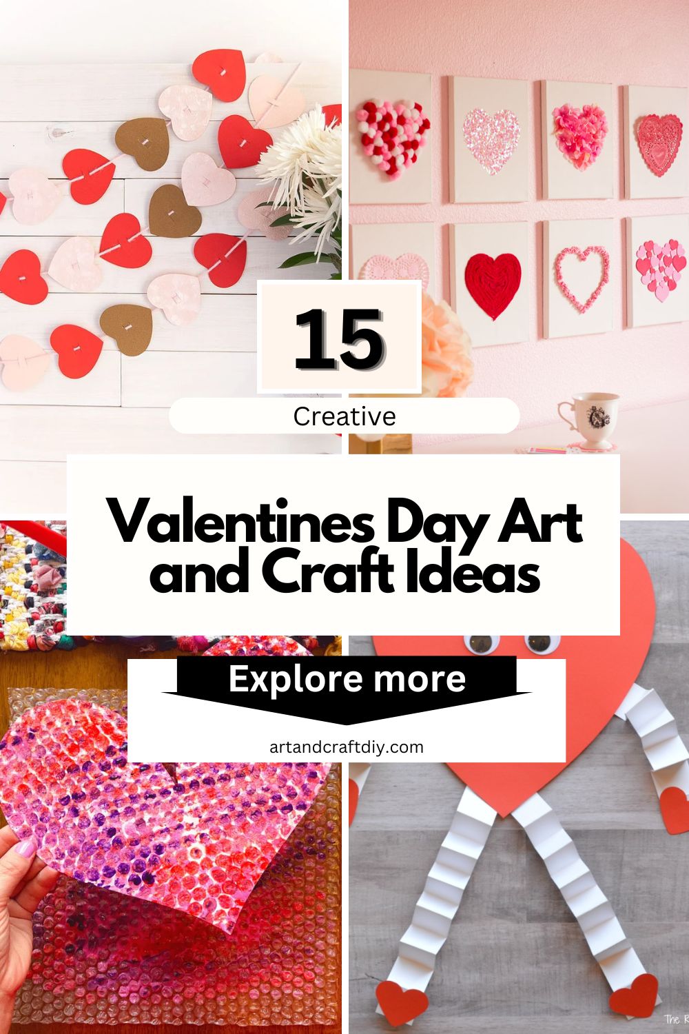 Creative Valentines Day Art and Craft Ideas - DIY Art and Crafts Ideas