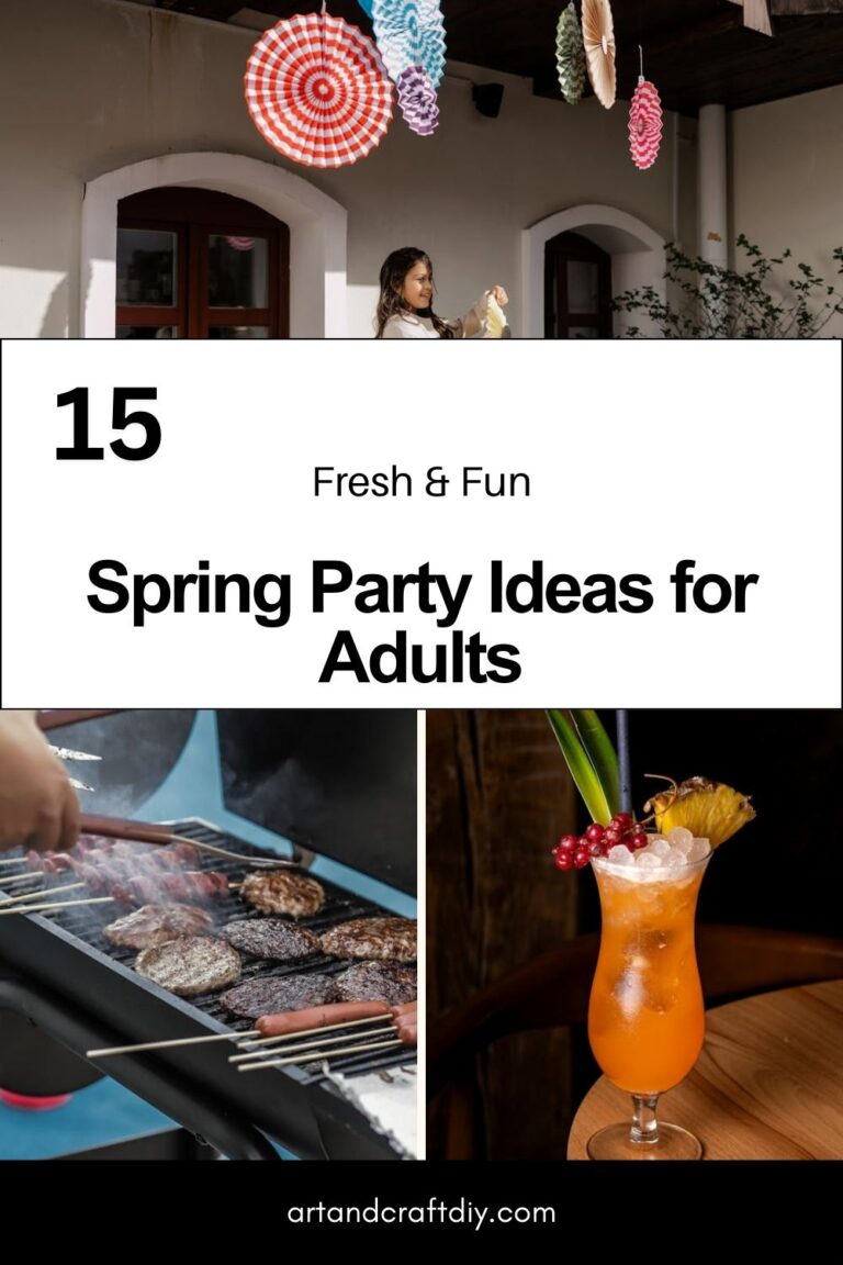Fresh & Fun Spring Party Ideas for Adults - DIY Art and Crafts Ideas